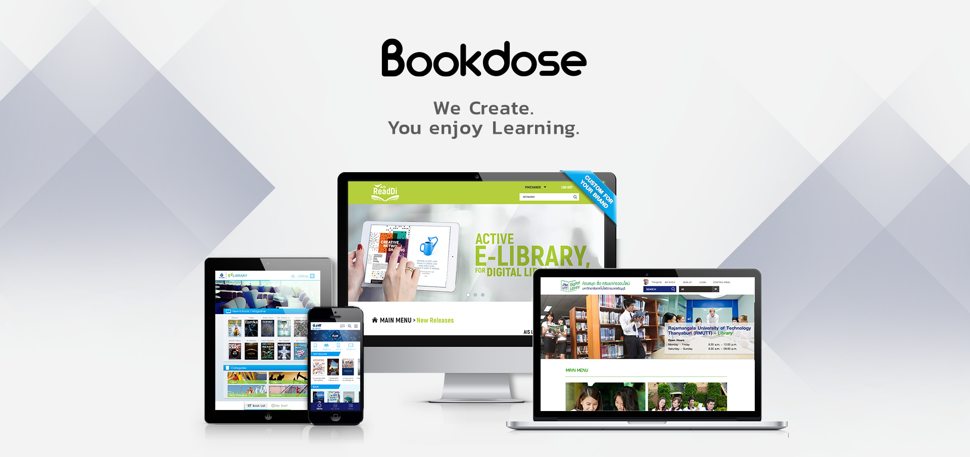 Bookdose (ระบบ Digital Library สำหรับห้องสมุดยุคใหม่)